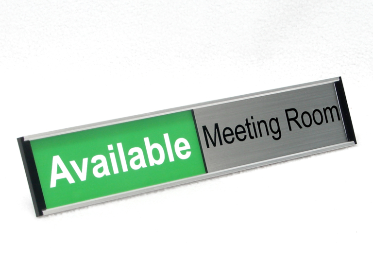 Meeting Room In Use/Available Sign – Trophy Specialists & Engraving