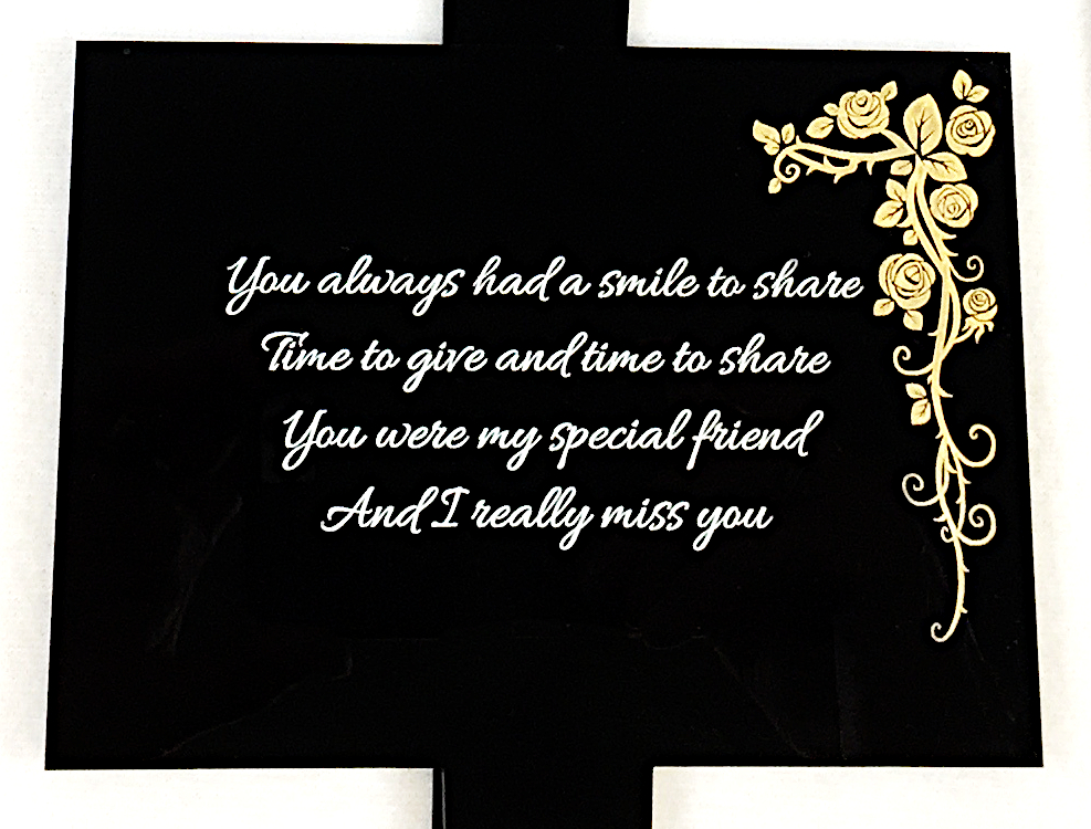 Plaque – 267mm tall – Trophy Specialists & Engraving